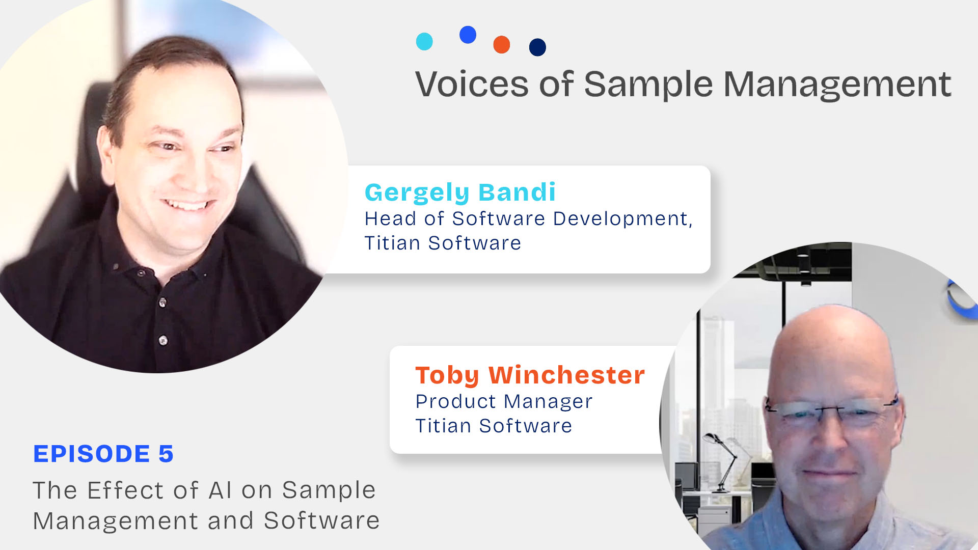 Voices of Sample Management - Episode 5: The Effect of AI on Sample Management and Software ...